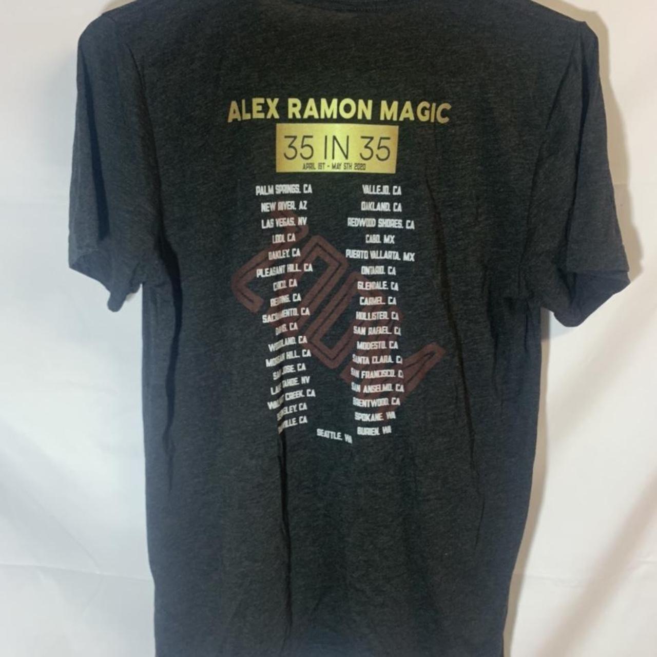 Alex Ramon Magic 35 in 35 shirt very thin... - Depop
