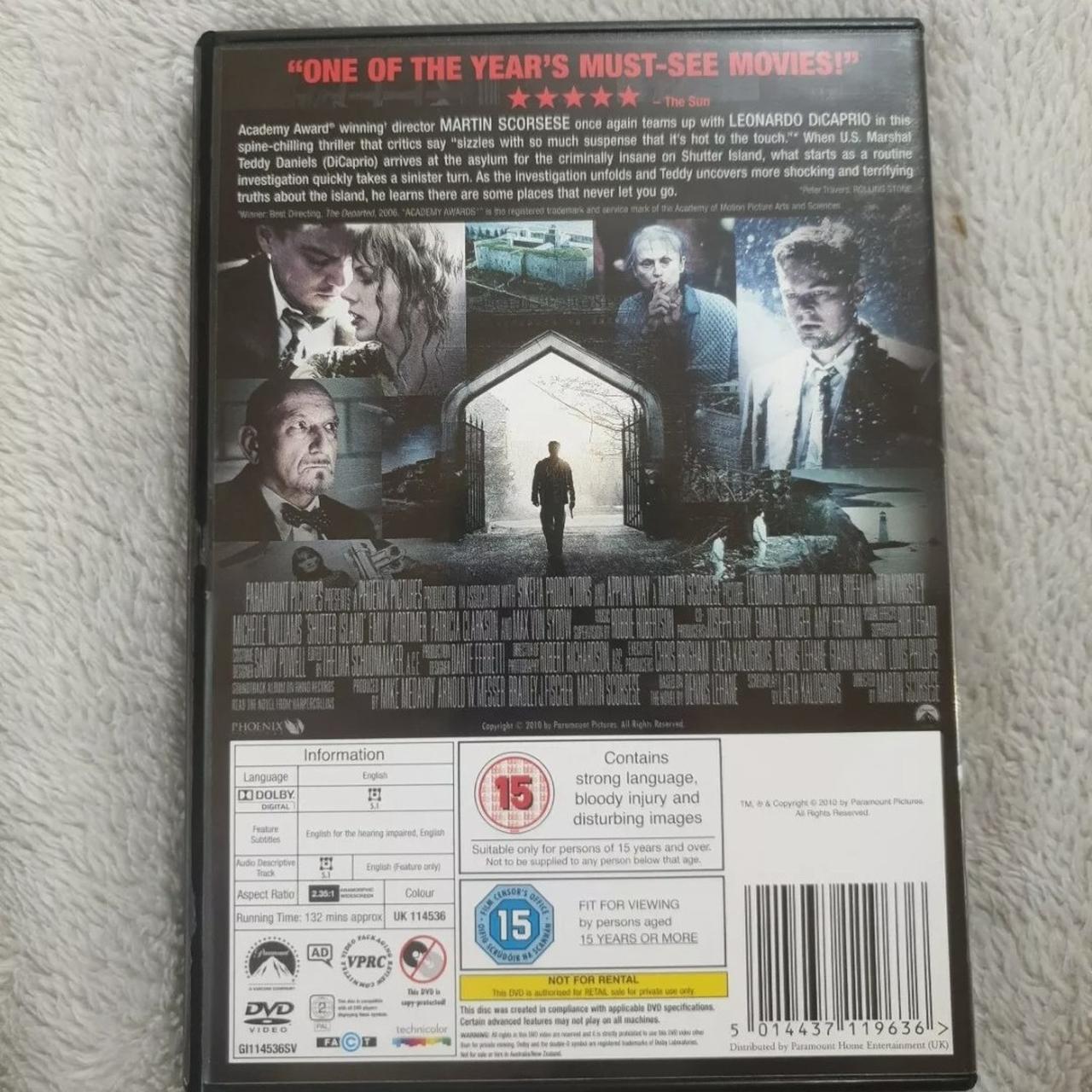 Shutter Island (DVD, 2010) Drama is set in 1954,... - Depop