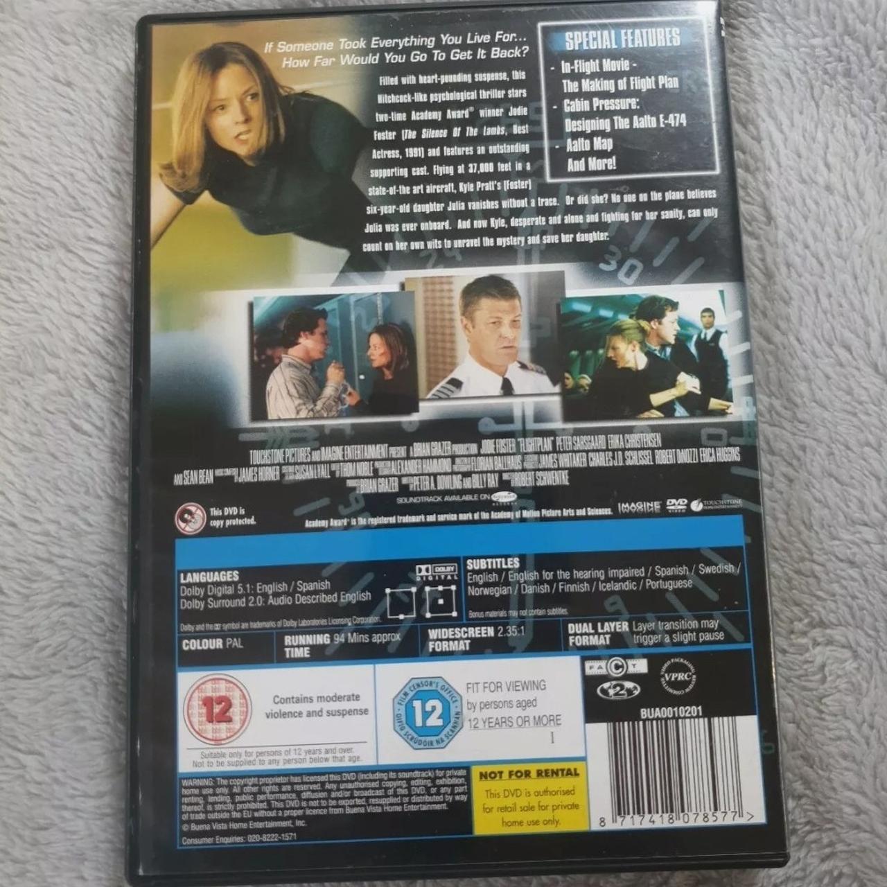 Flightplan (DVD, 2006) Jodie Foster plays Kyle... - Depop
