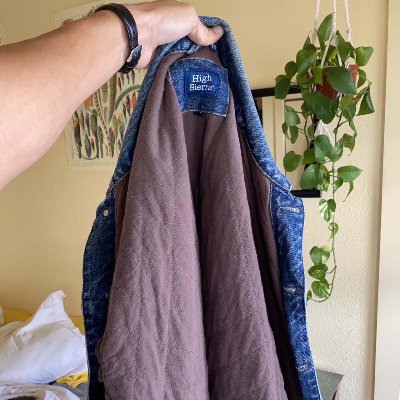 High Sierra Men's Blue and Brown Jacket | Depop