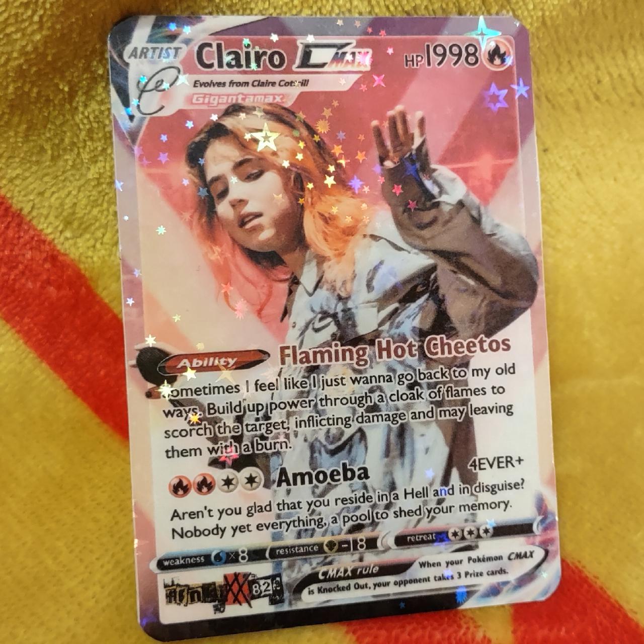 Clairo Pokémon Card !!ALL PRICES FIRM, NO OFFERS... - Depop