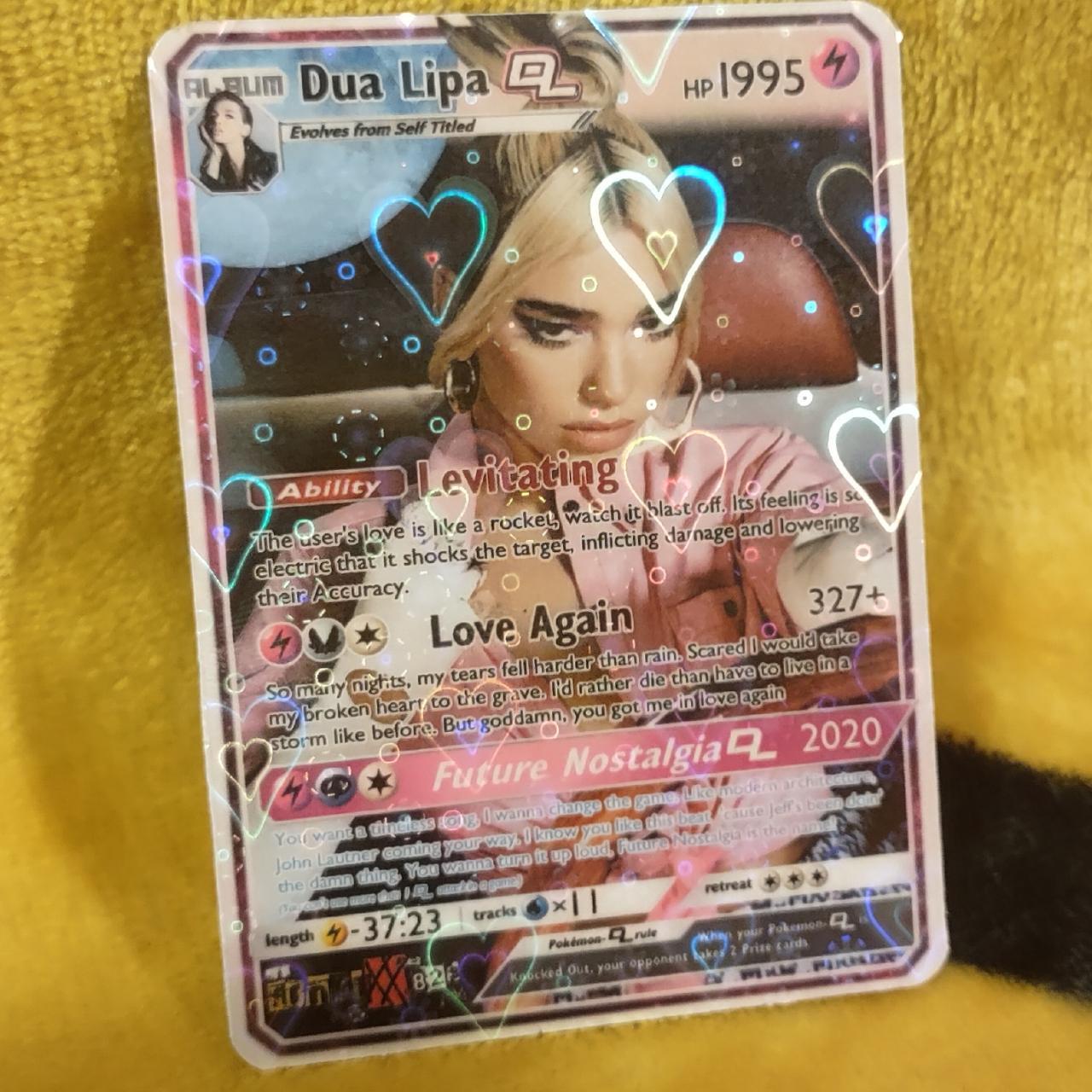 Dua Lipa - Future Nostalgia Pokémon Card !!ALL... - Depop