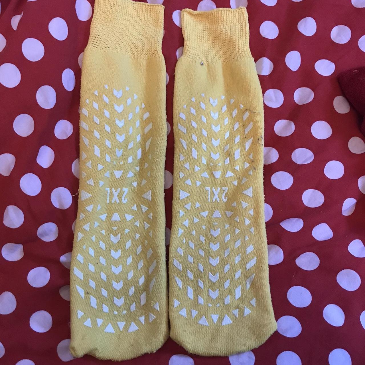 2 pairs of never worn hospital/pysch ward socks!!... - Depop