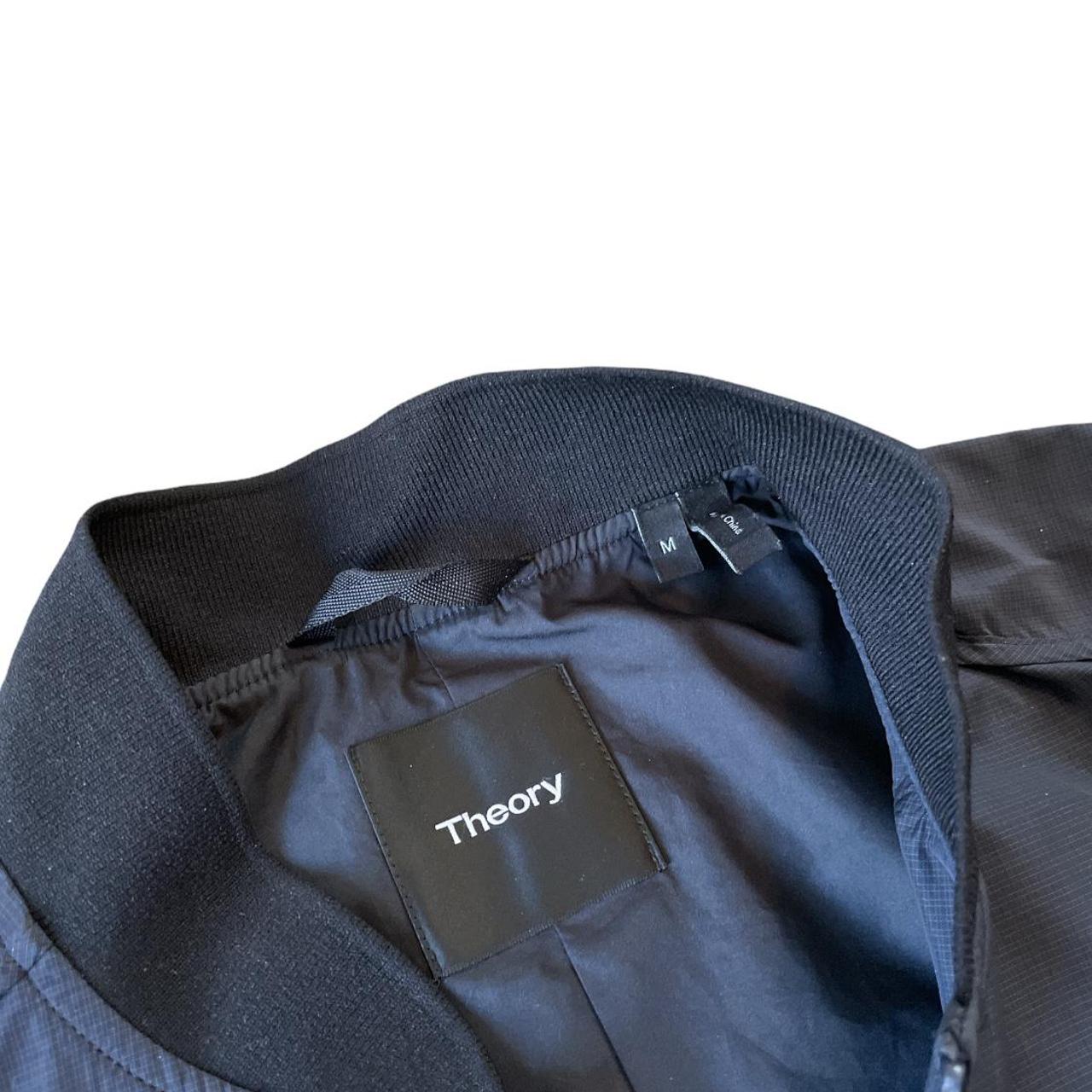Theory Men's Navy Jacket | Depop