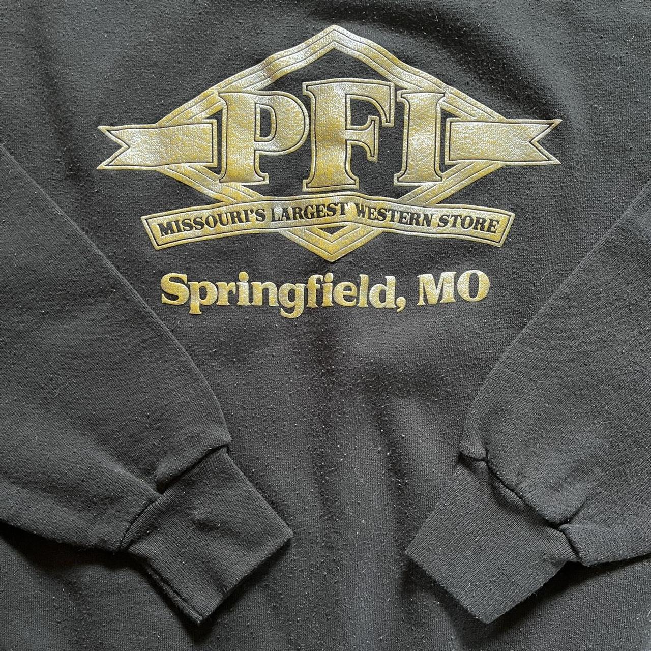 90s vintage metallic PFI Missouri’s largest western... - Depop