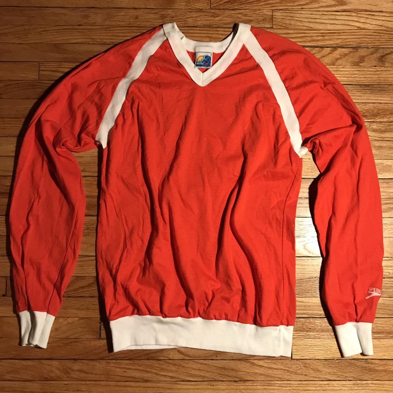 70s/80s vintage Speedo long sleeve, very soft, small... - Depop