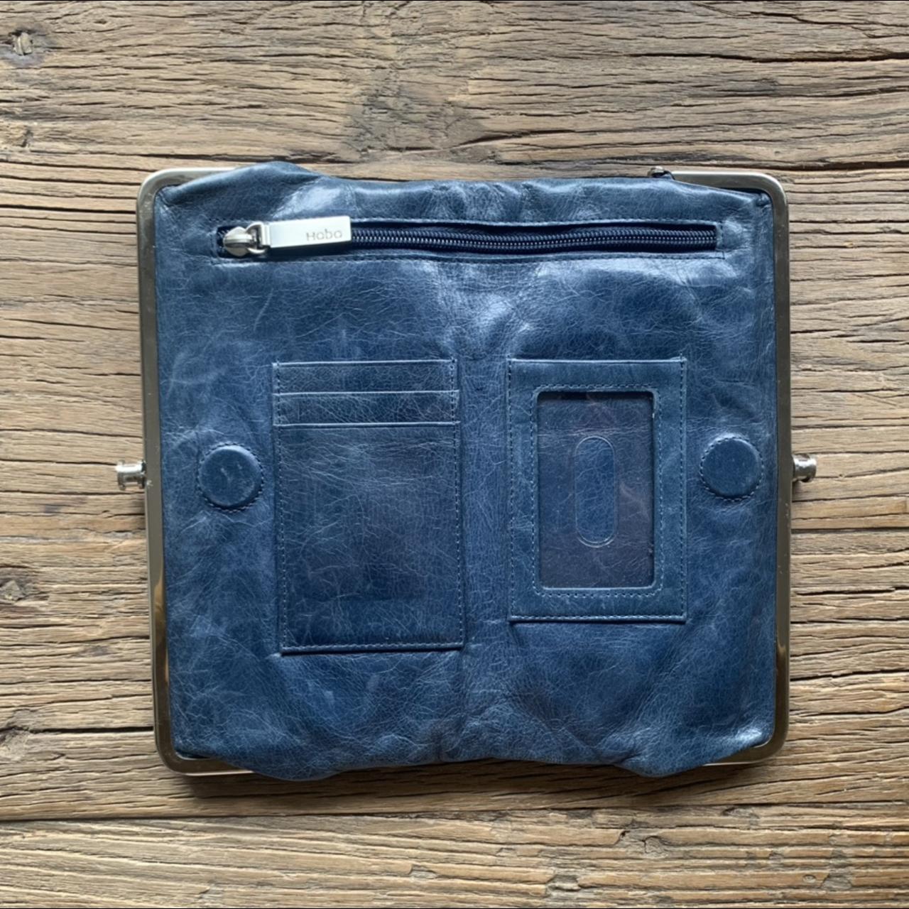 Hobo International Women's Blue and Navy Wallet-purses | Depop