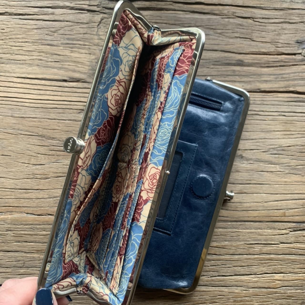 Hobo International Women's Blue and Navy Wallet-purses | Depop