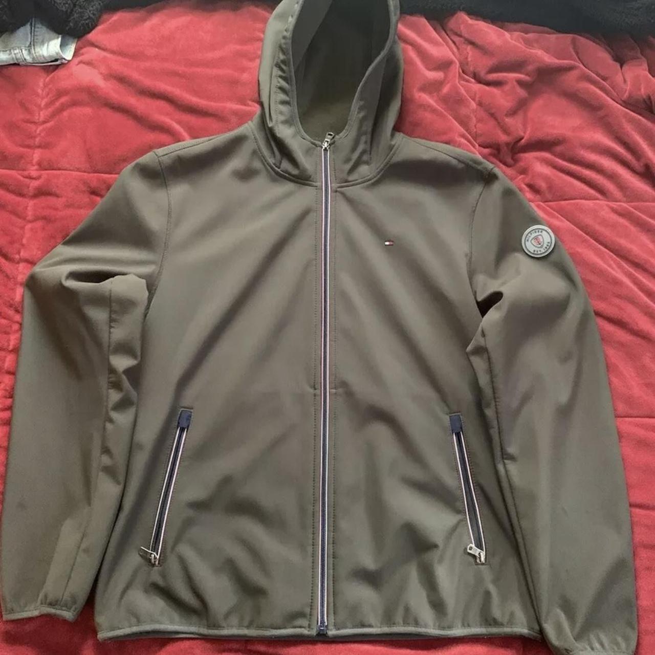 Tommy Hilfiger Men's Green Jacket | Depop