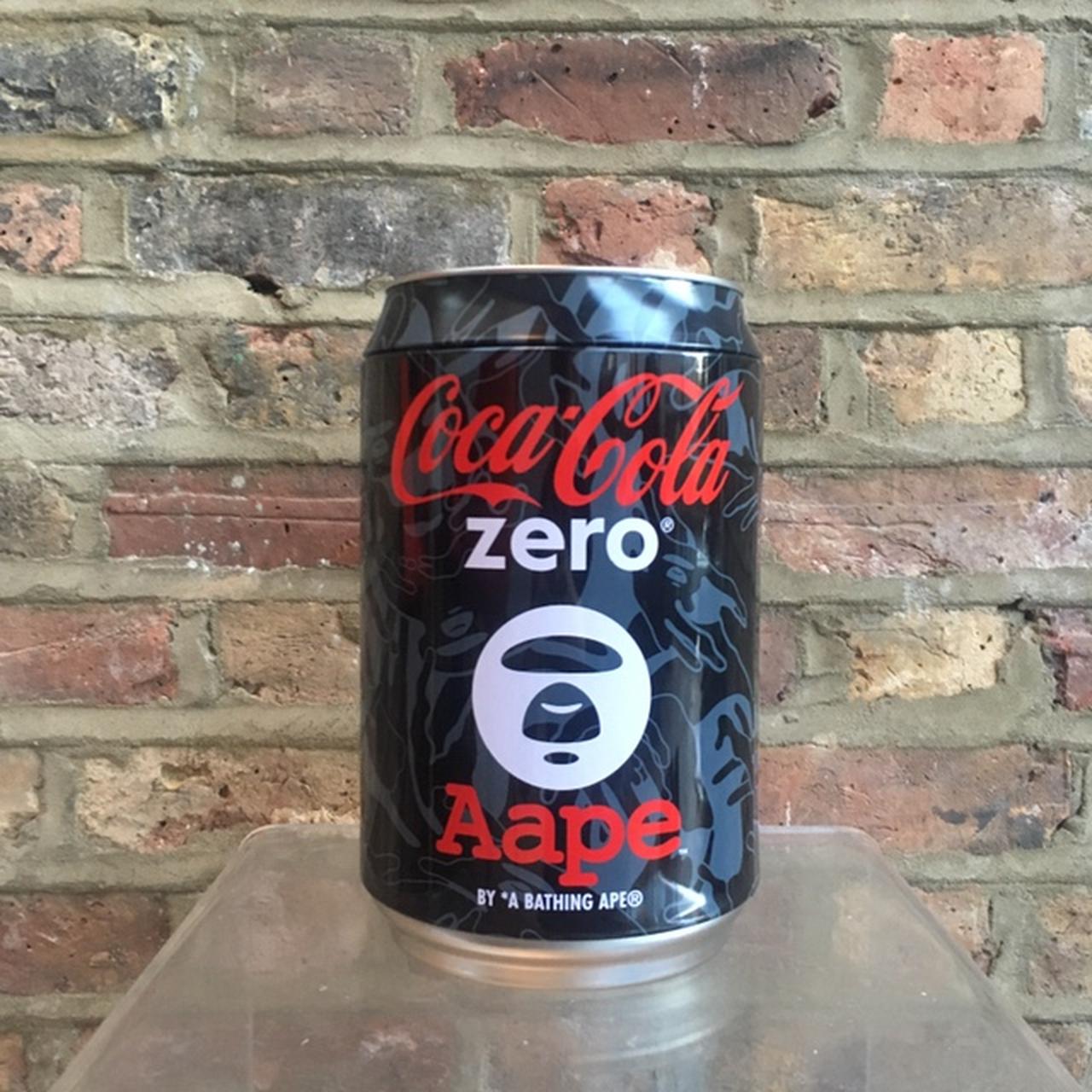 AAPE BY A BATHING APE (BAPE) X COKE CAN CONTAINER -... - Depop