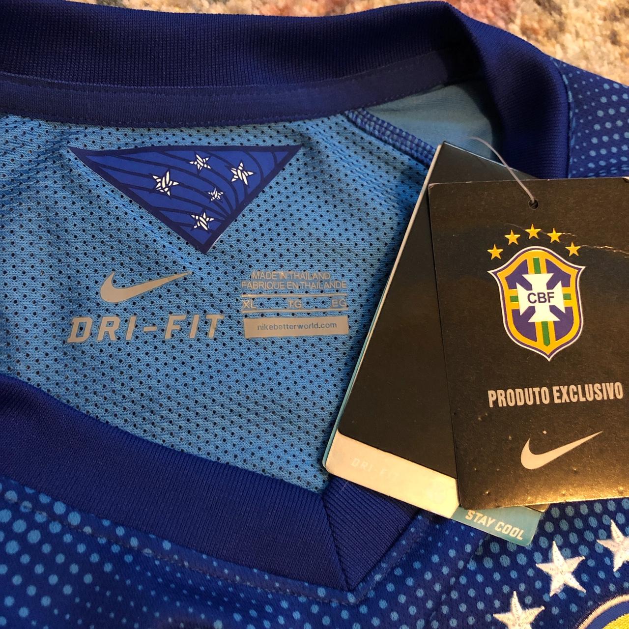 Nike Dri-Fit Authentic Brazilian National Team... - Depop
