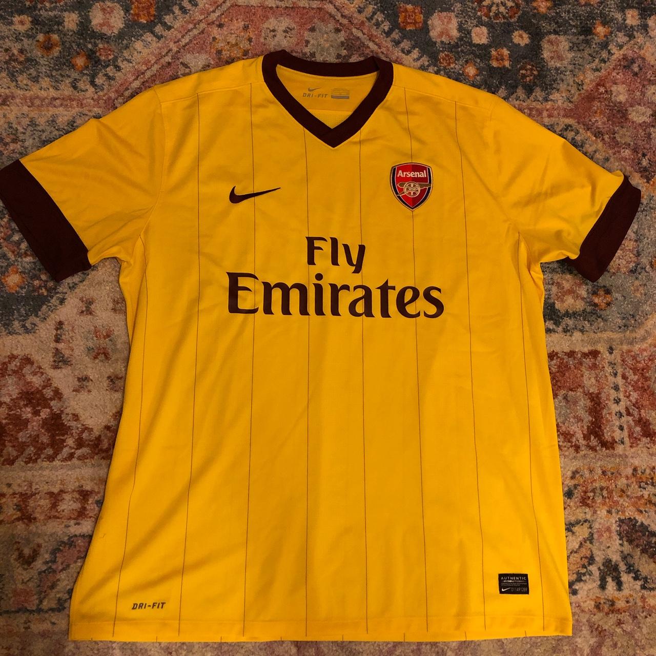 Arsenal 2010-11 Nike Dri-Fit away jersey. Perfect... - Depop