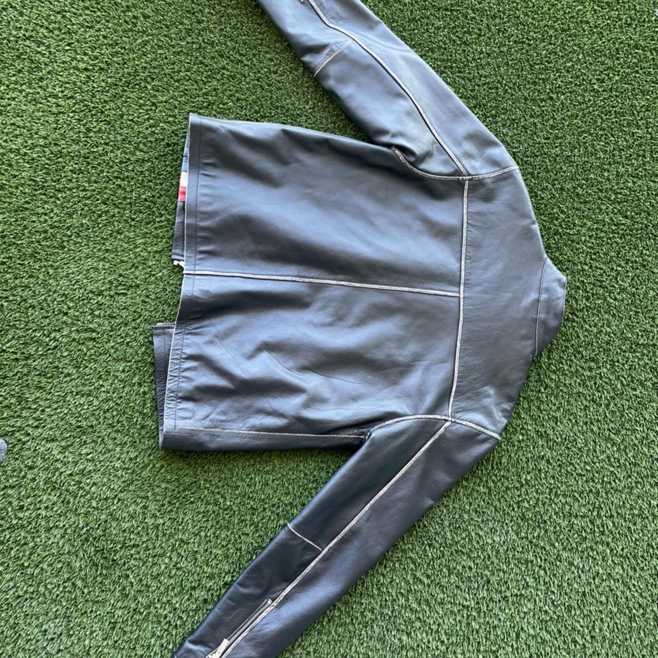 Rare Tag Heuer Grand Prix Leather jacket.... - Depop