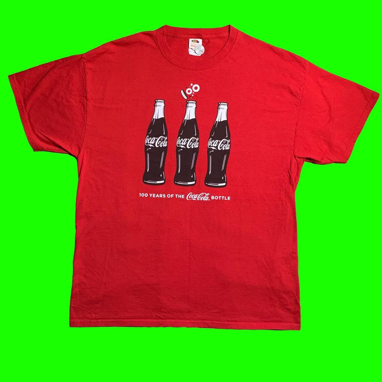 100 years of the Coca Cola bottle t shirt Fruit of... - Depop