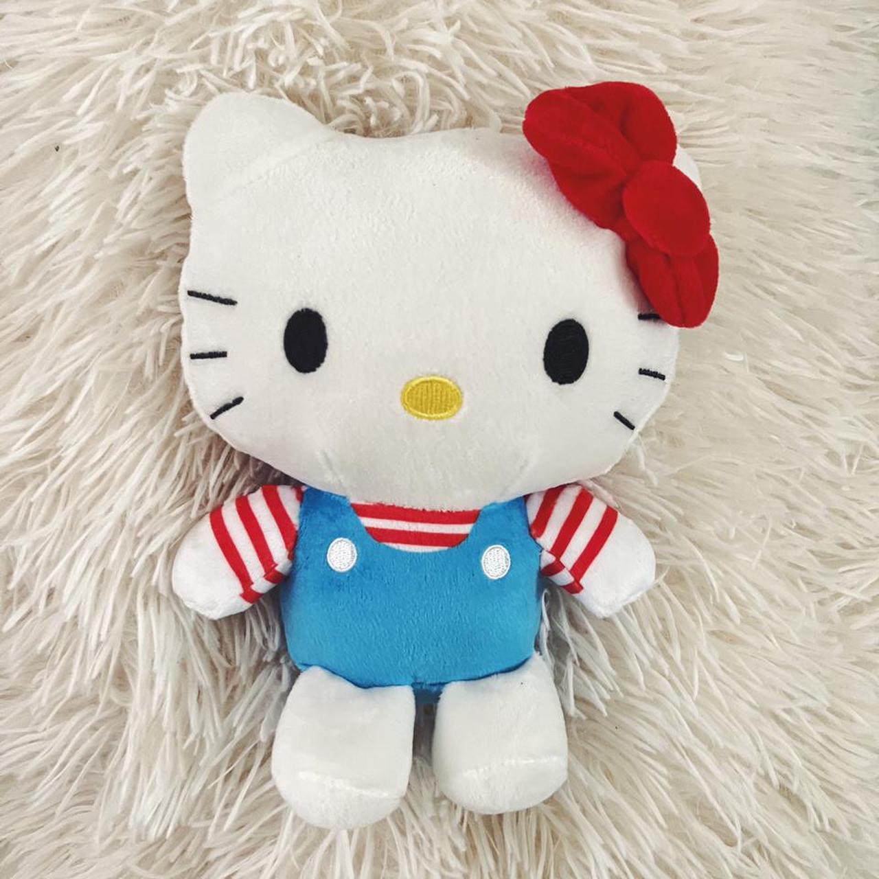 hello kitty plush!! 8 inches- soft plush no flaws,... - Depop