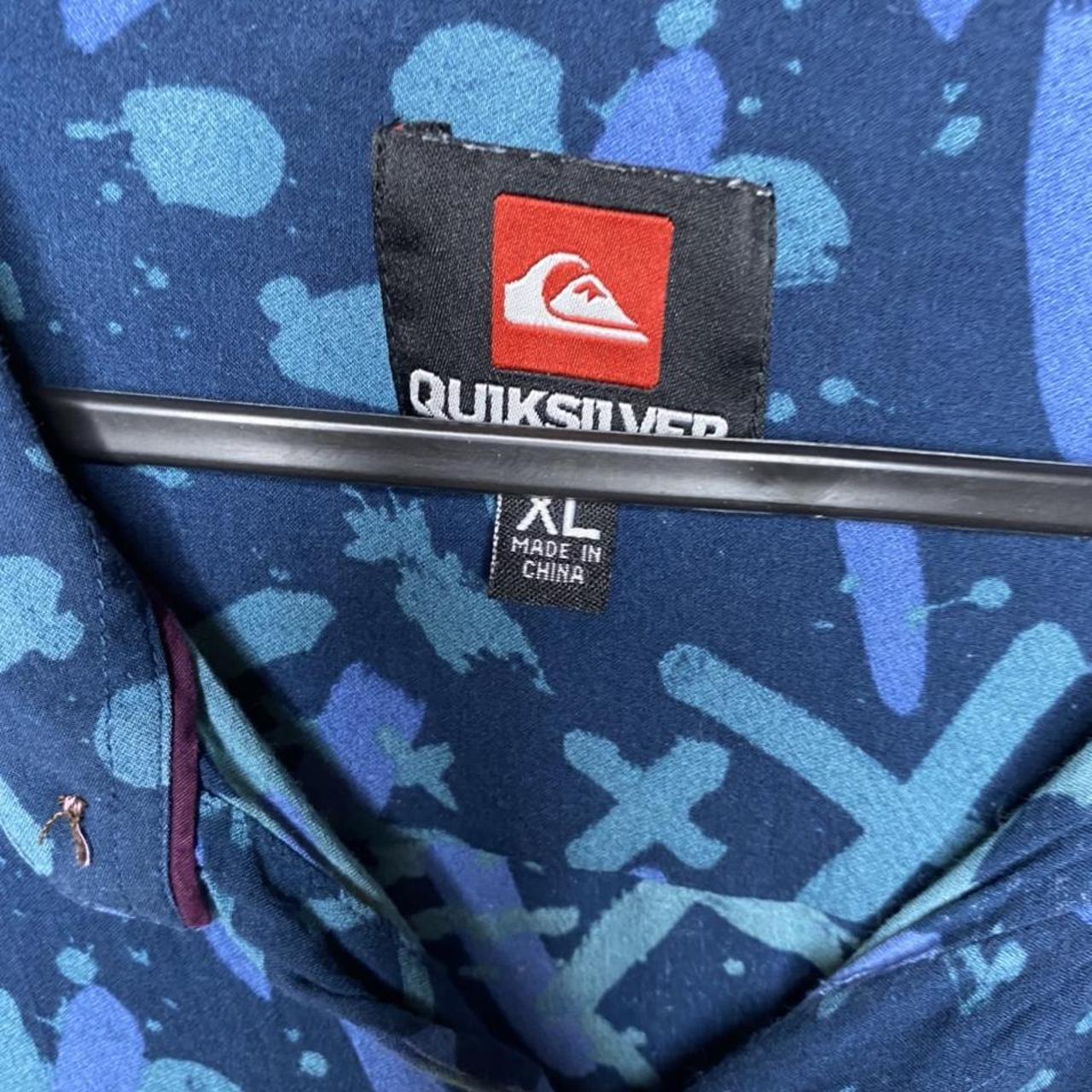 Super cool retro Quicksilver button up... - Depop