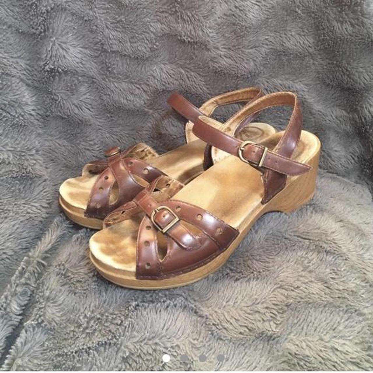 Vintage Dansko platform boho sandals! 2000s does... - Depop