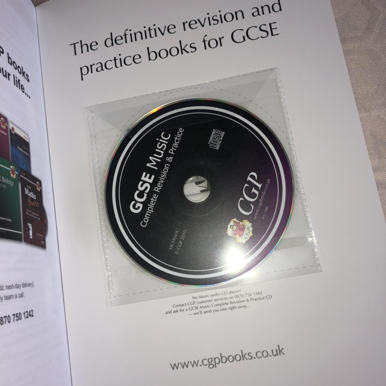 CGP GCSE Music Revision & Practice + CD Very good... - Depop