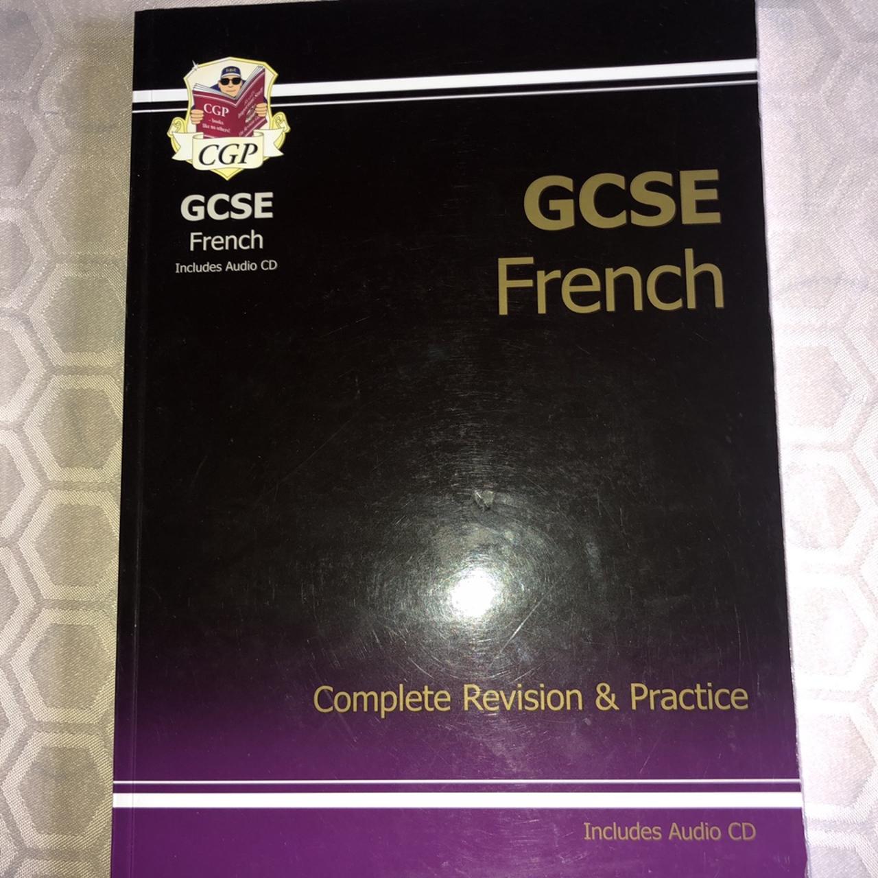 CGP French Textbook Revision & Practice + CD Very... - Depop