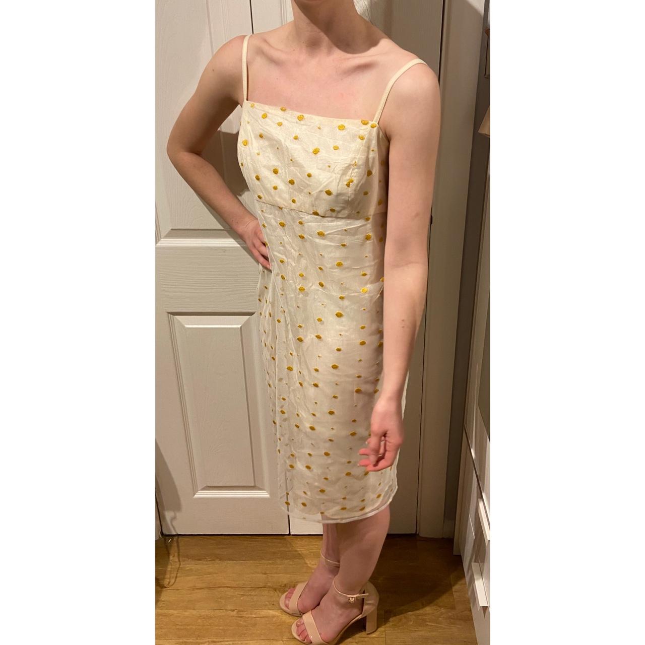 🌞Vintage Tocca Sun Dress 🌞 White and Gold 🌞 I’m... - Depop