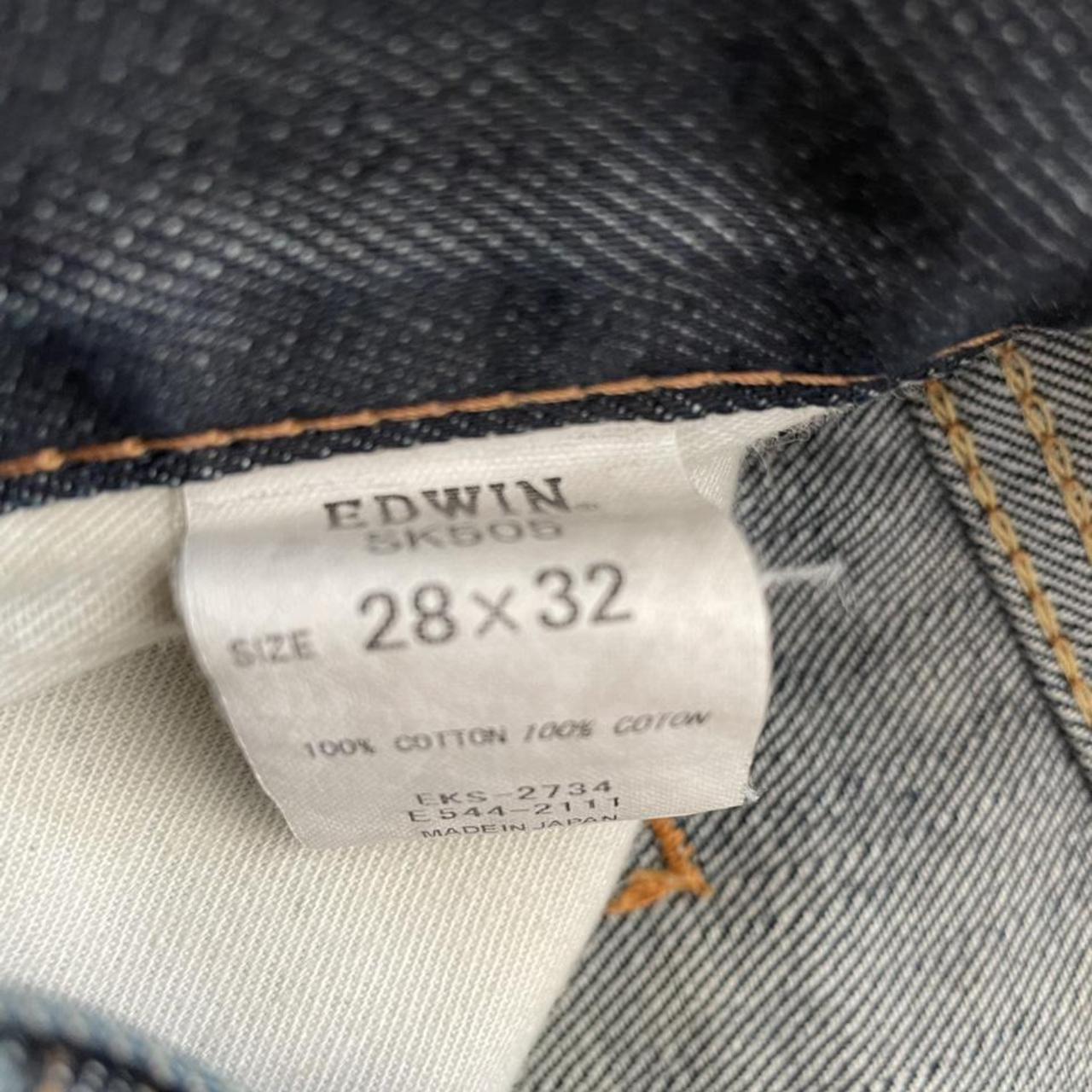 Edwin Salvage Denim Jeans, epically worn jeans, just... - Depop