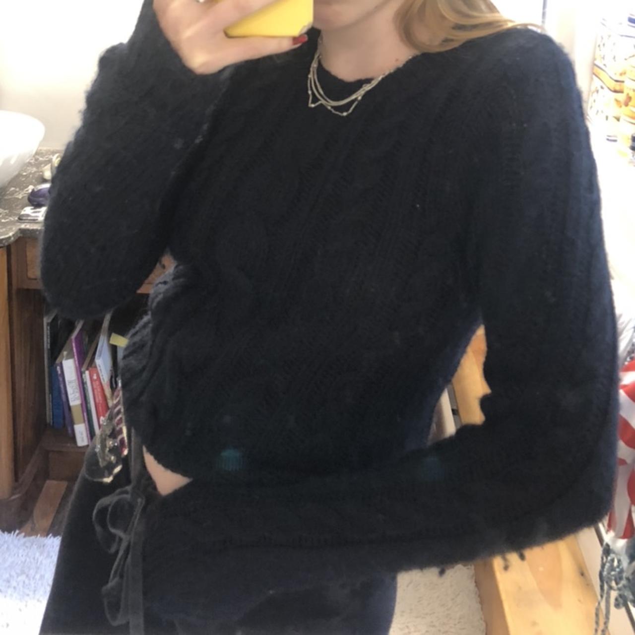 send offers super cute cable knit jumper from... - Depop