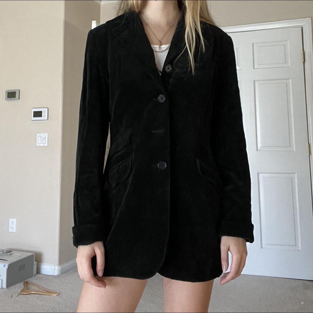 Women's Black Tailored-jackets | Depop