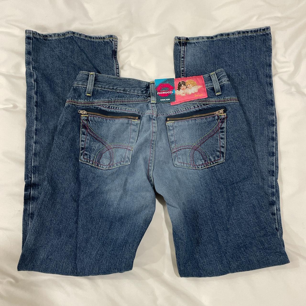 vintage Fiorucci low rise jeans! - brand new with... - Depop