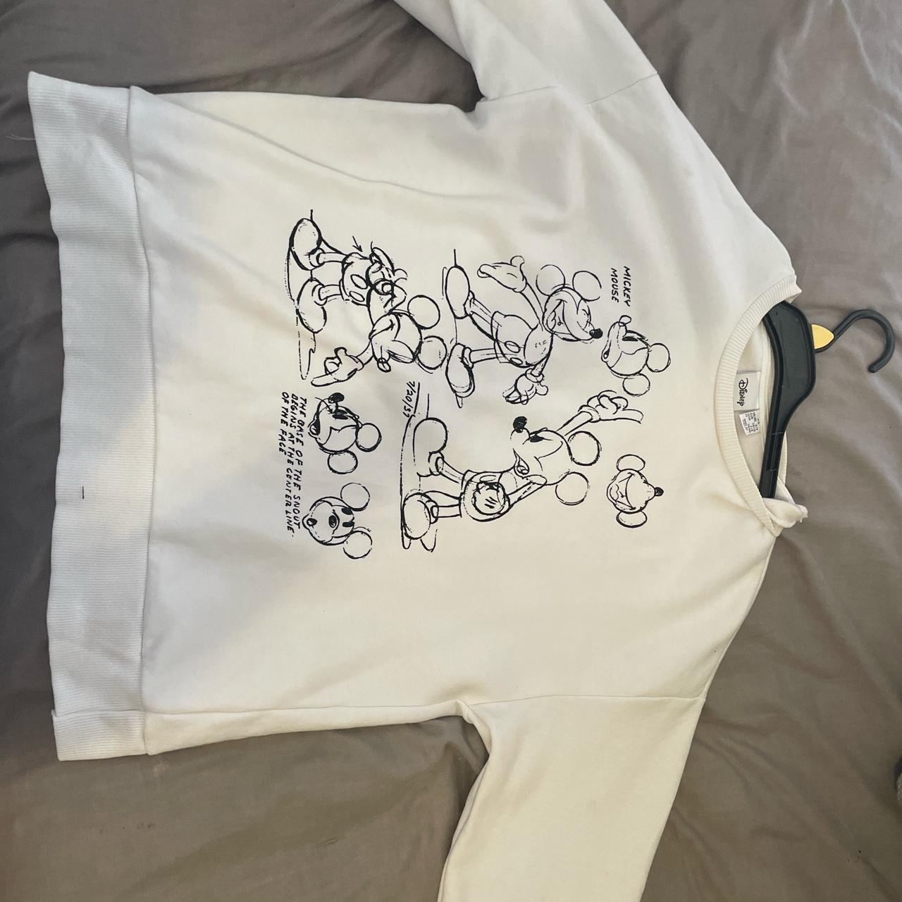 White Disney jumper Good condition Size xs (... - Depop