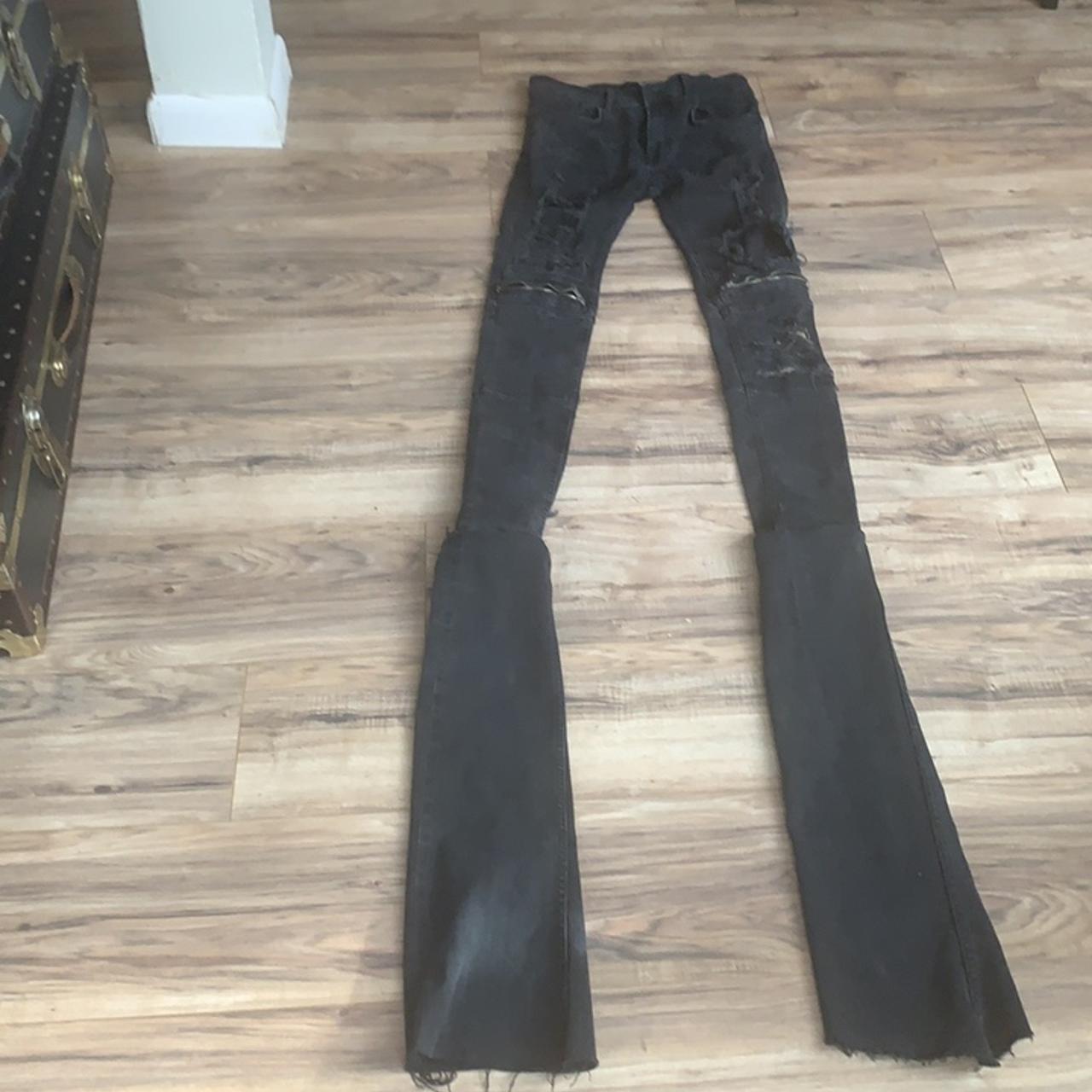 Zara stacked jeans #zara #stackedjeans #nike - Depop