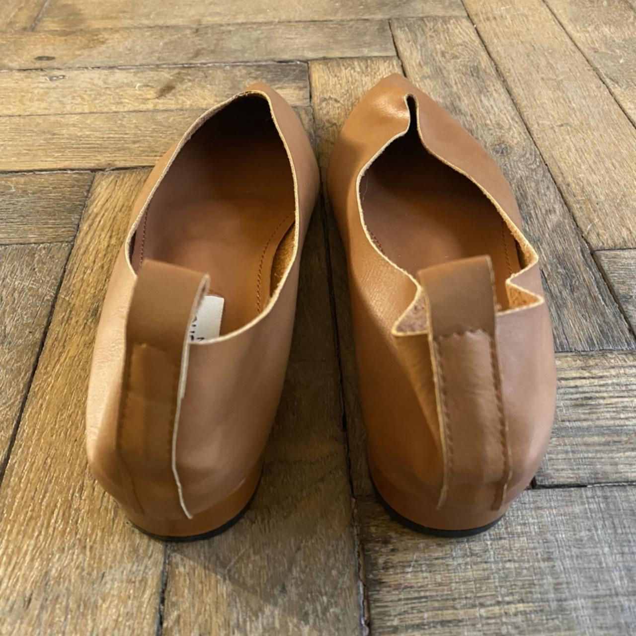 Aier Fashion London tan shoes. Stylish pointed flat... - Depop