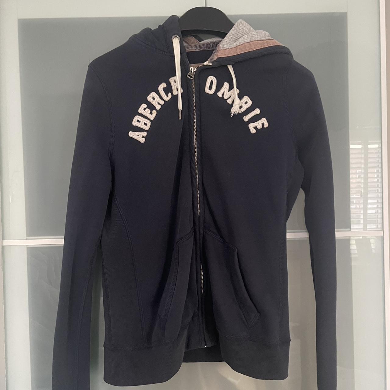 Abercrombie & Fitch Zip hoodie UK size Large... - Depop