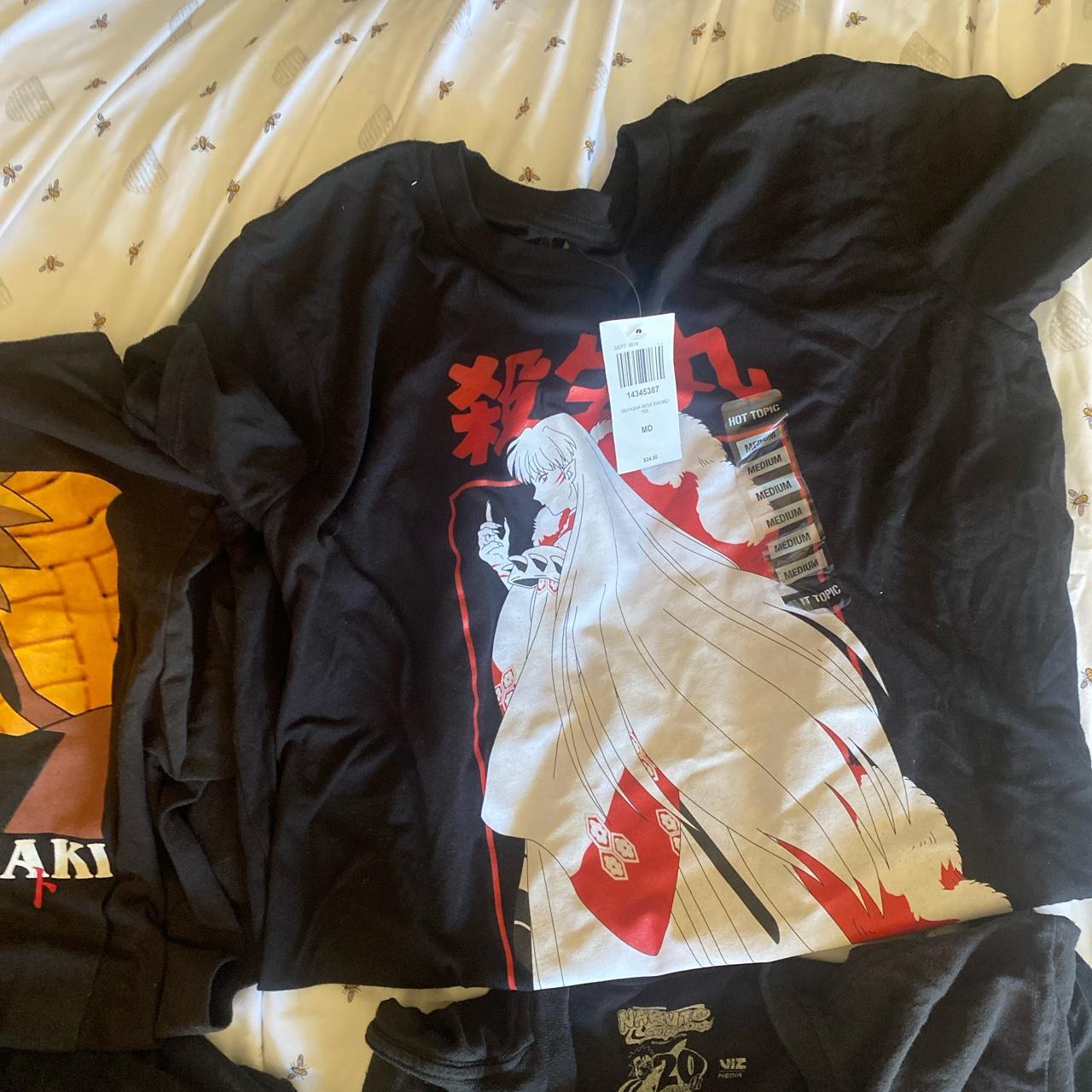 3!!! PCK ANIME tees 2- NARUTO 120th anniversary 1-... - Depop