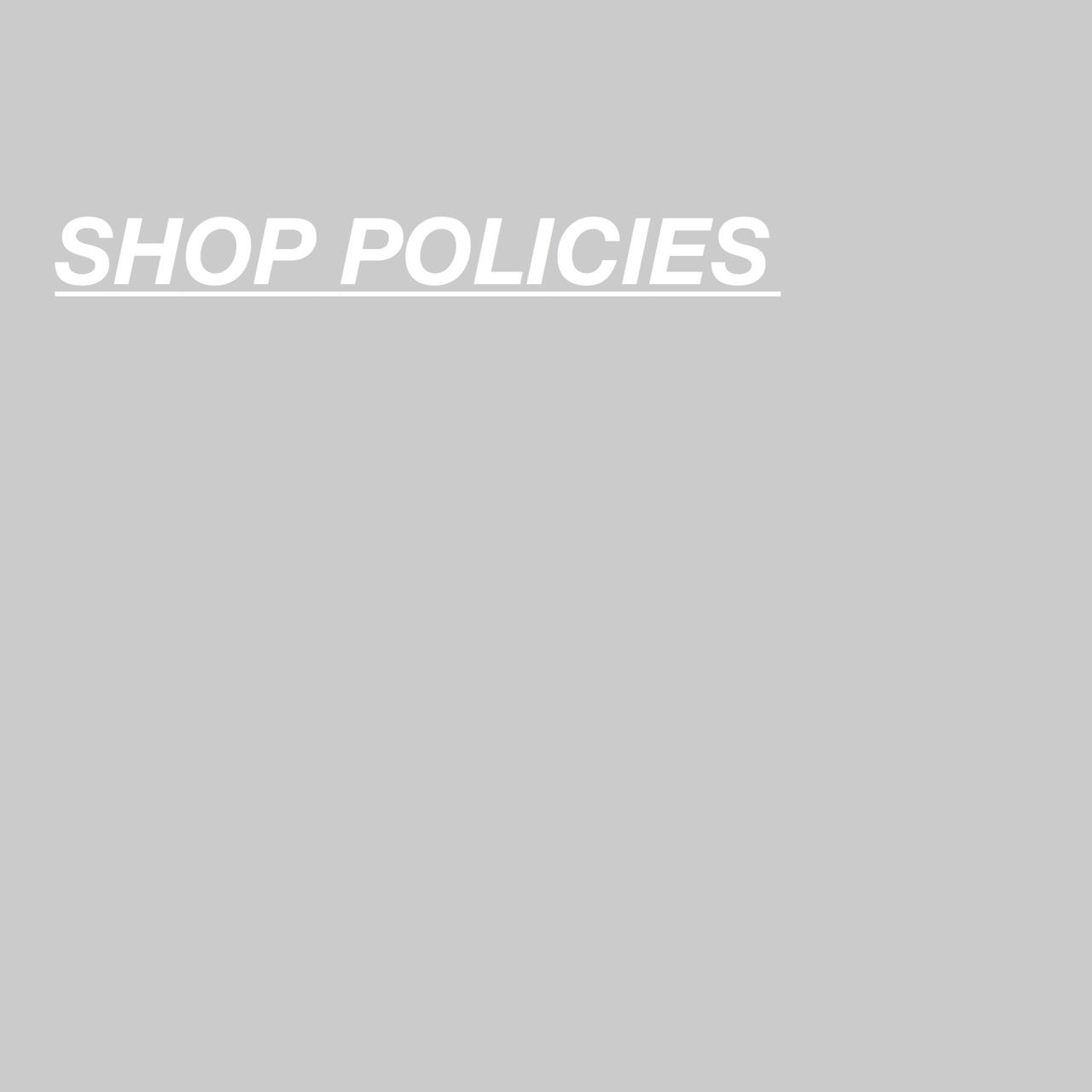updated shop policies !!!! feel free to drop a... - Depop