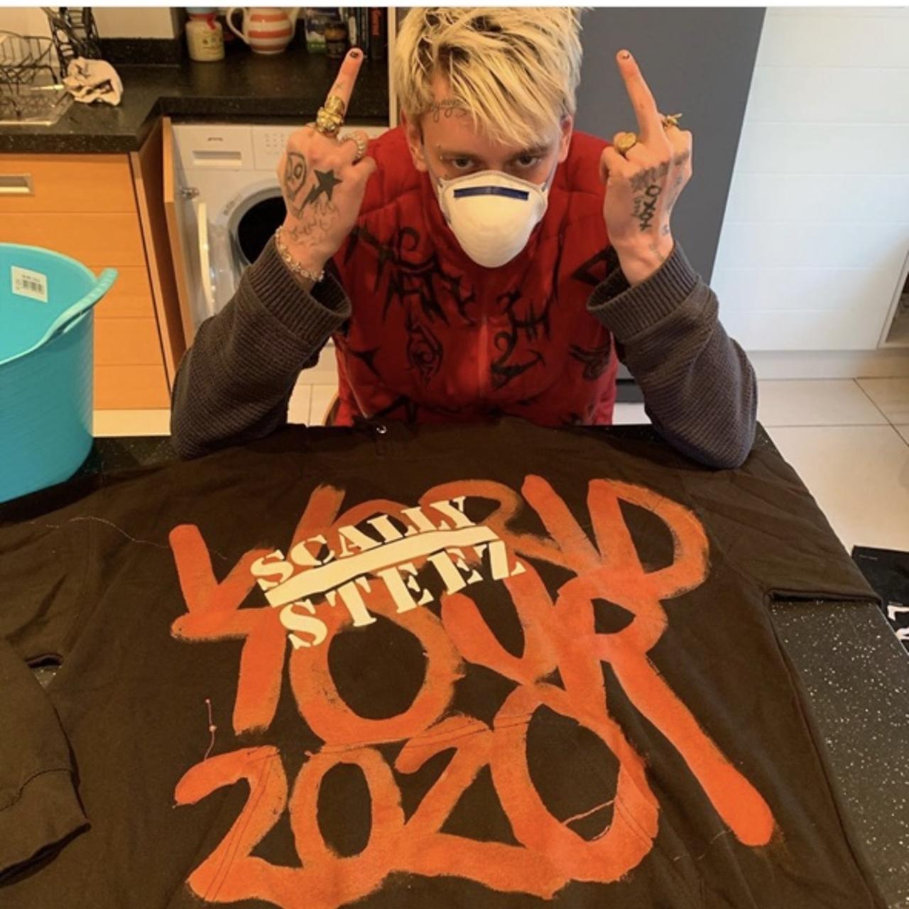 One Of A Kind Scally Steez x World Tour 2020 Made By... - Depop