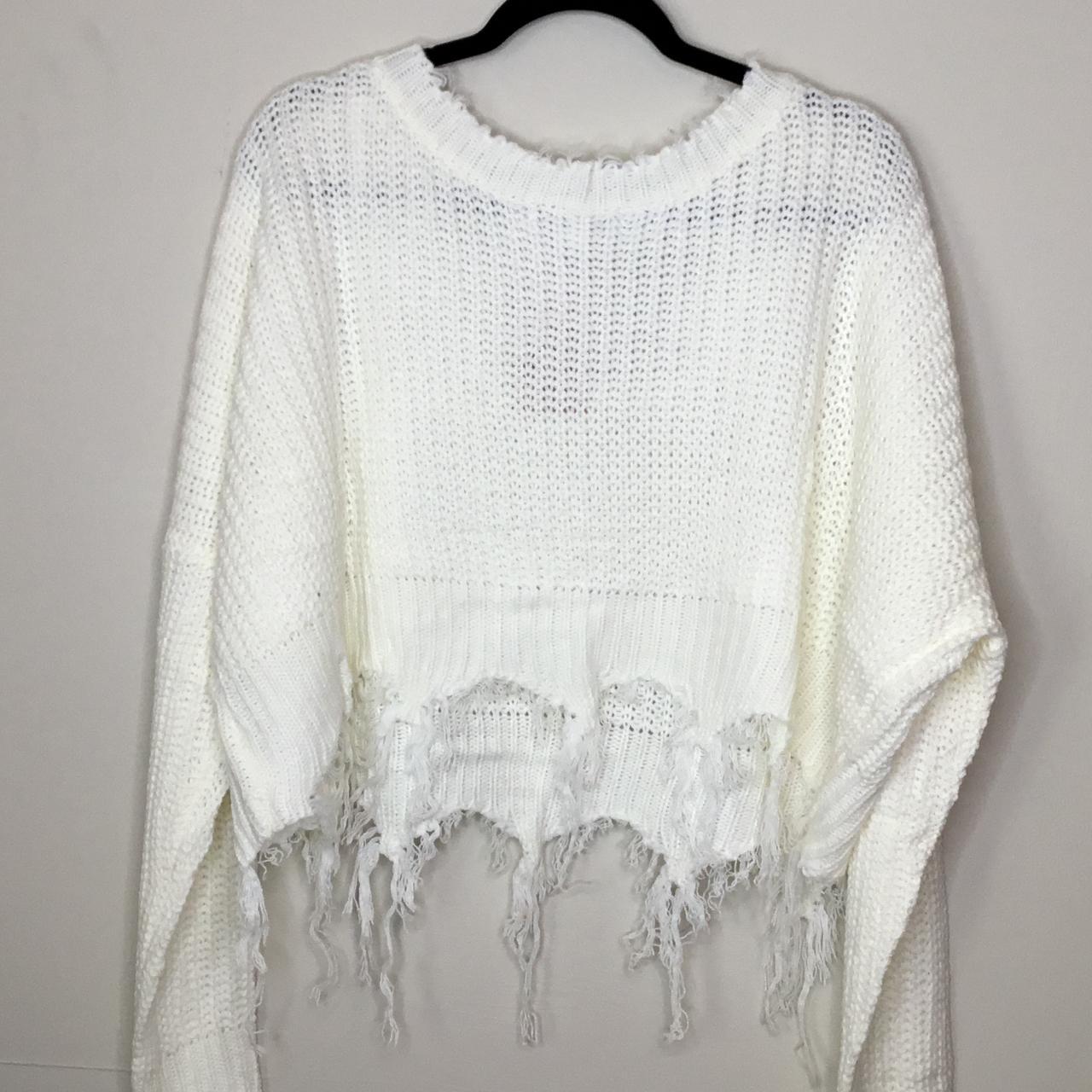 Fall Distressed Sweaters for women. These are made... - Depop