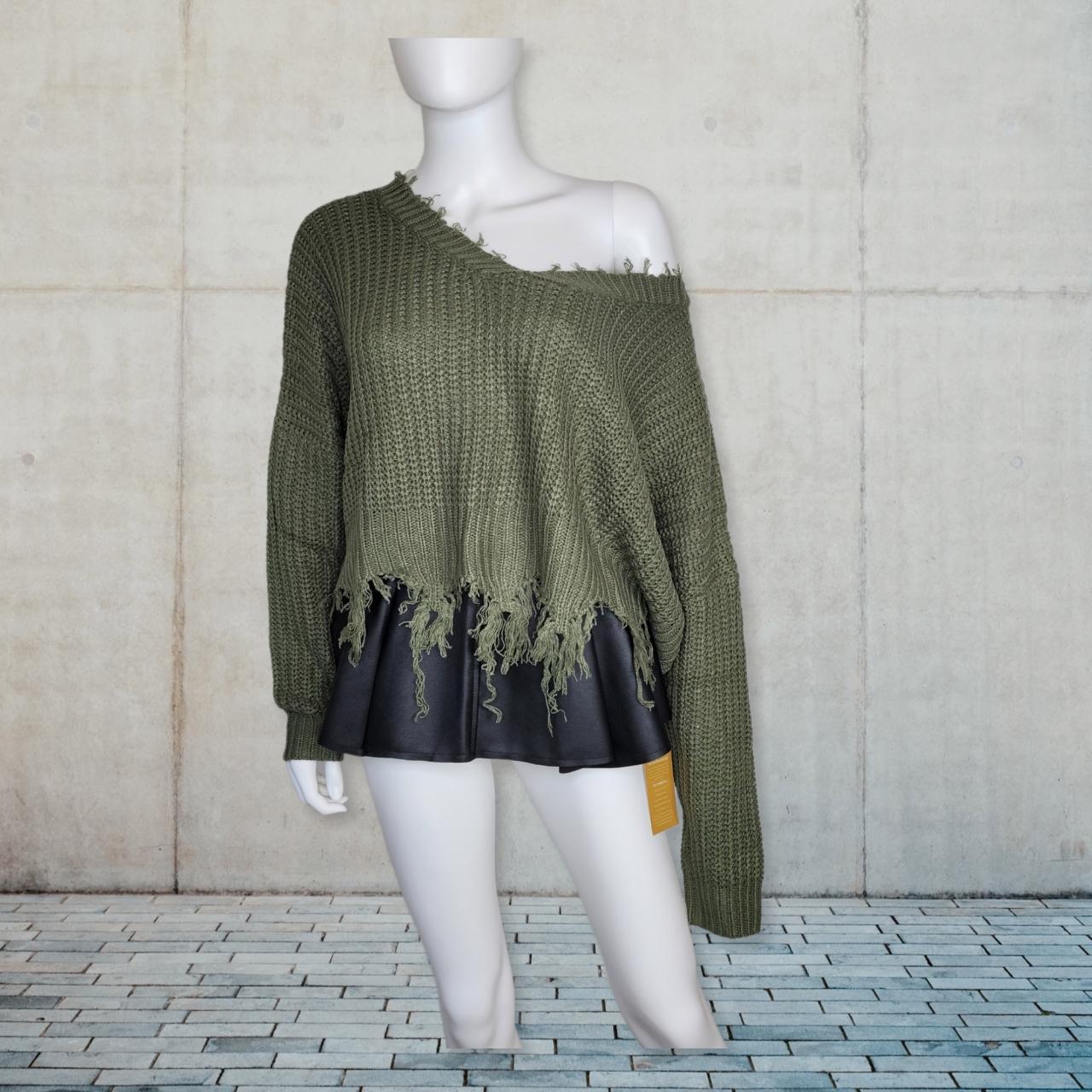 Fall Distressed Sweaters for women. These are made... - Depop