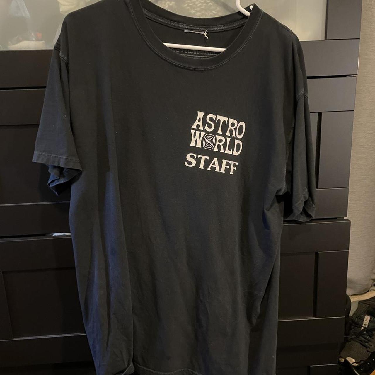 travis scott astroworld staff shirt, released FW18.... - Depop