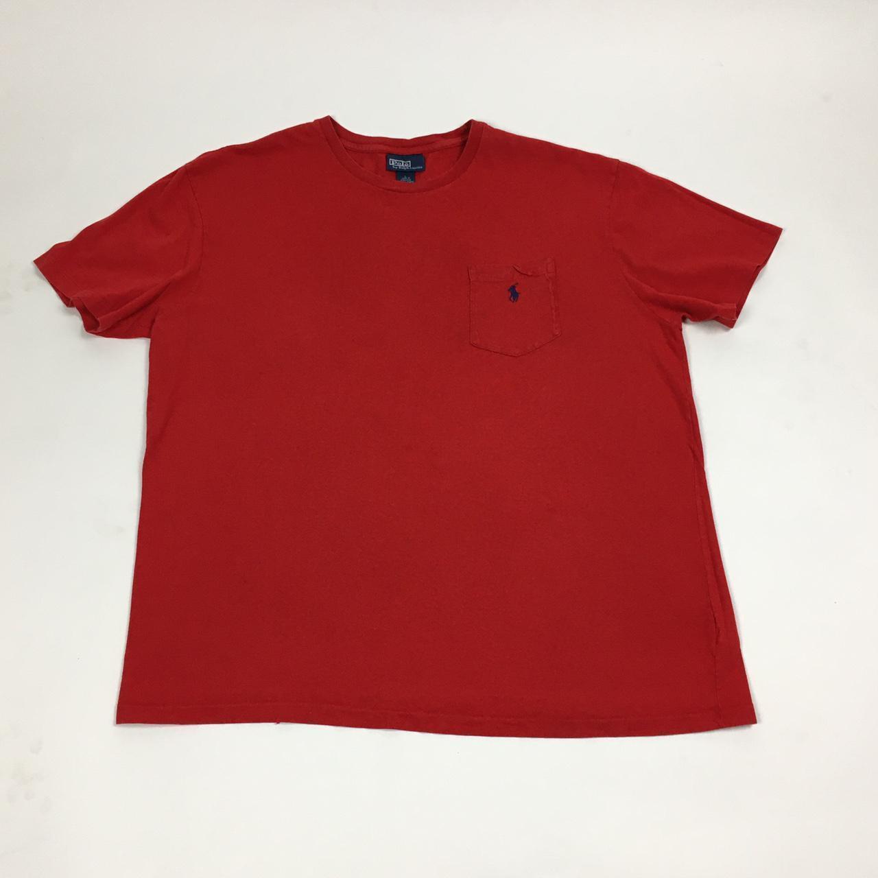 Polo Ralph Lauren Men's Red T-shirt | Depop