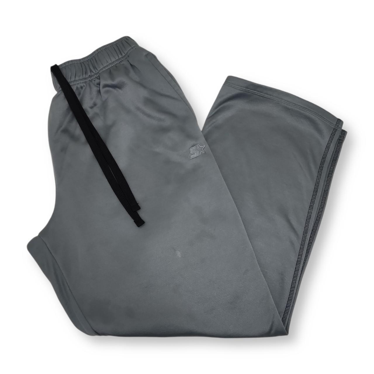 Starter Tracksuit track Bottoms Grey American... - Depop