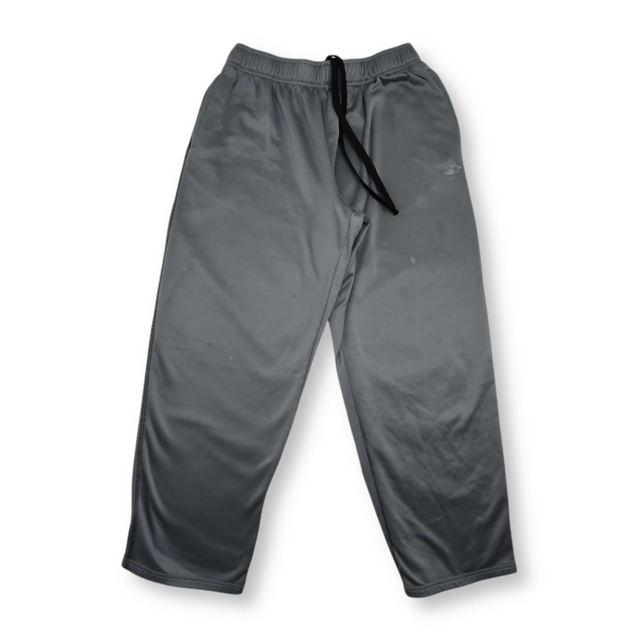 Starter Tracksuit track Bottoms Grey American... - Depop