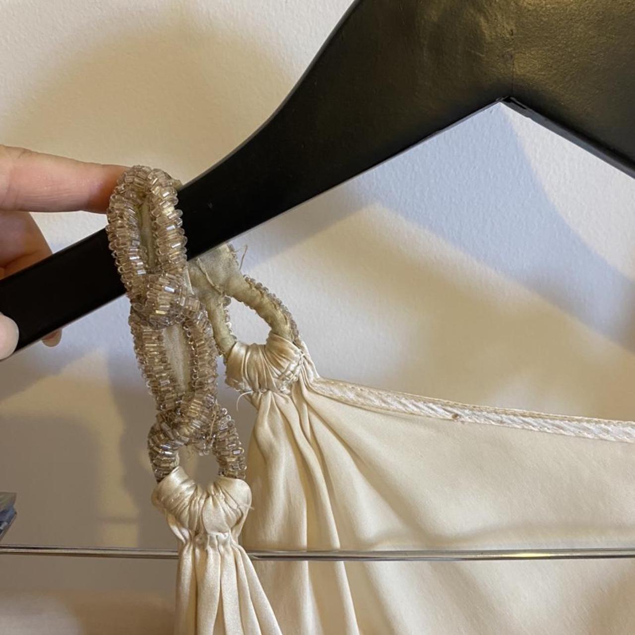 Lisa Ho silk beaded singlet - Depop