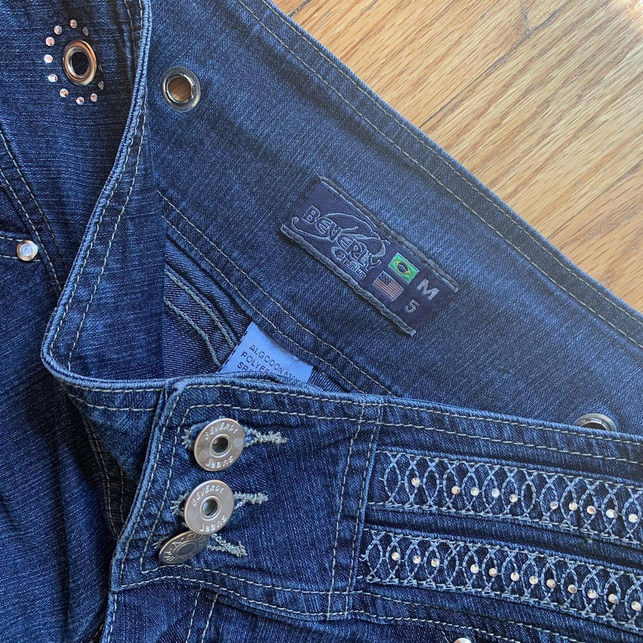 Y2K Brazilian low rise jeans! Straight leg dark... - Depop