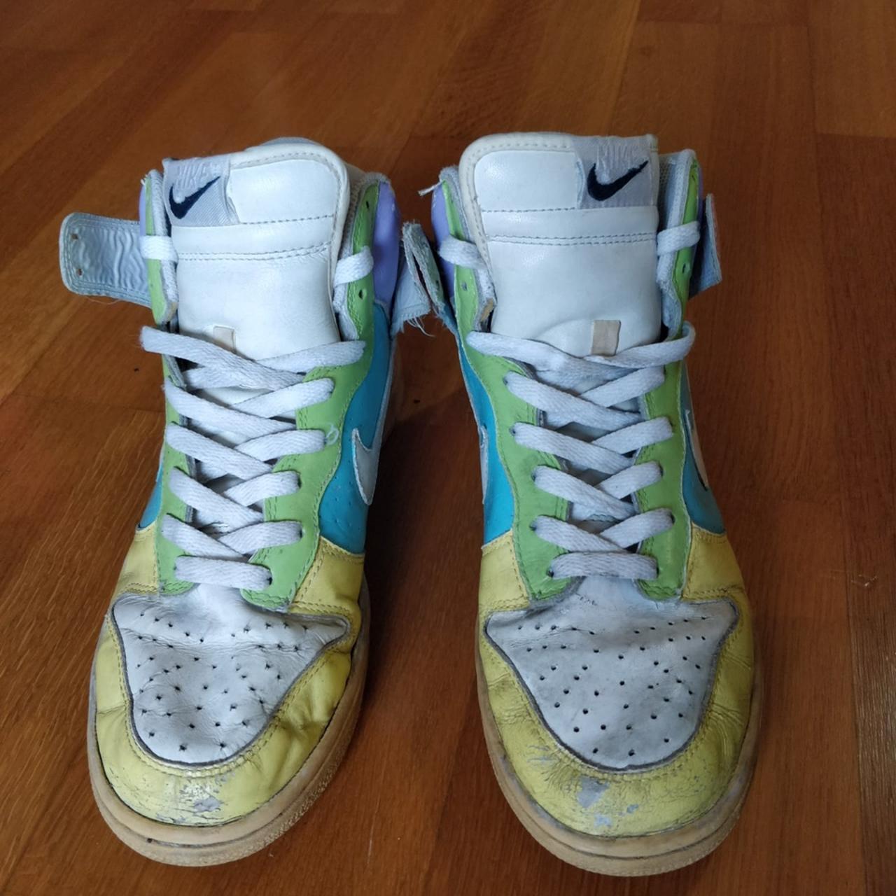 Nike Dunk High - Custom - 100% Originali -... - Depop