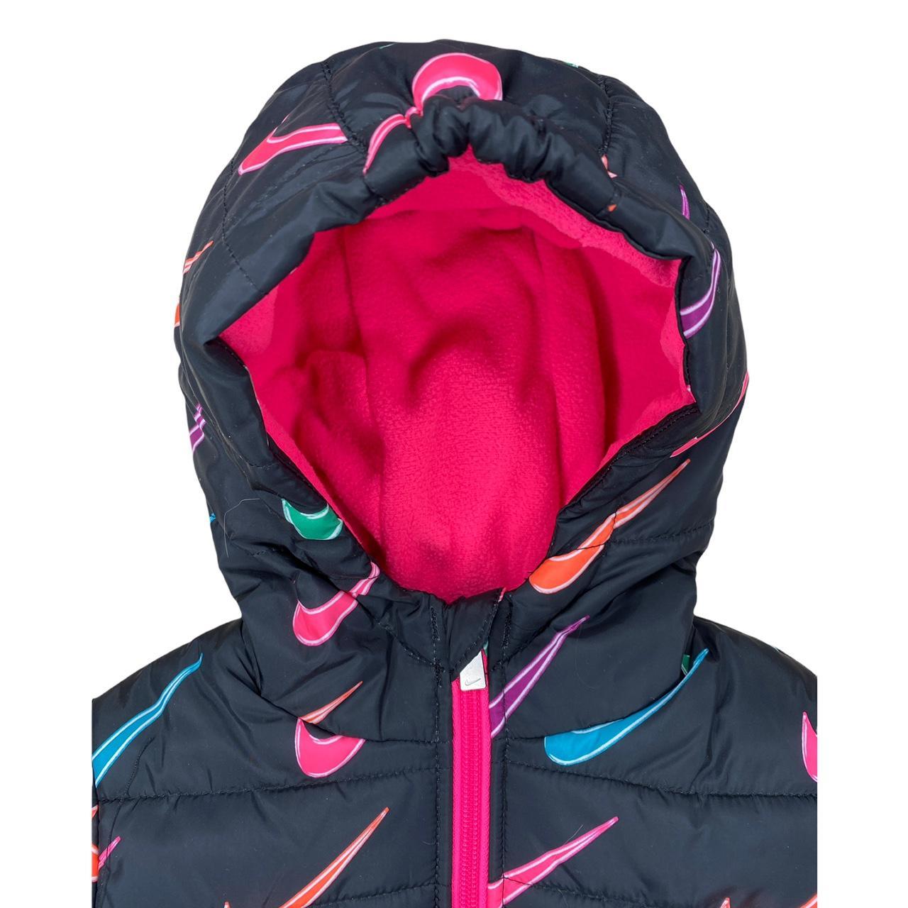 Nike Toddler Girls' Hooded Puffer Winter Jacket... - Depop