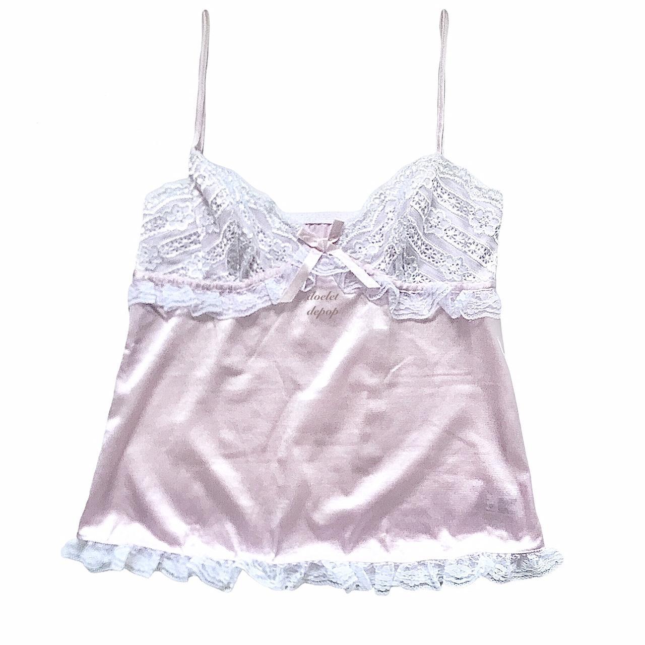 aimer feel (nwt) jp camisole in baby pink tagged... - Depop