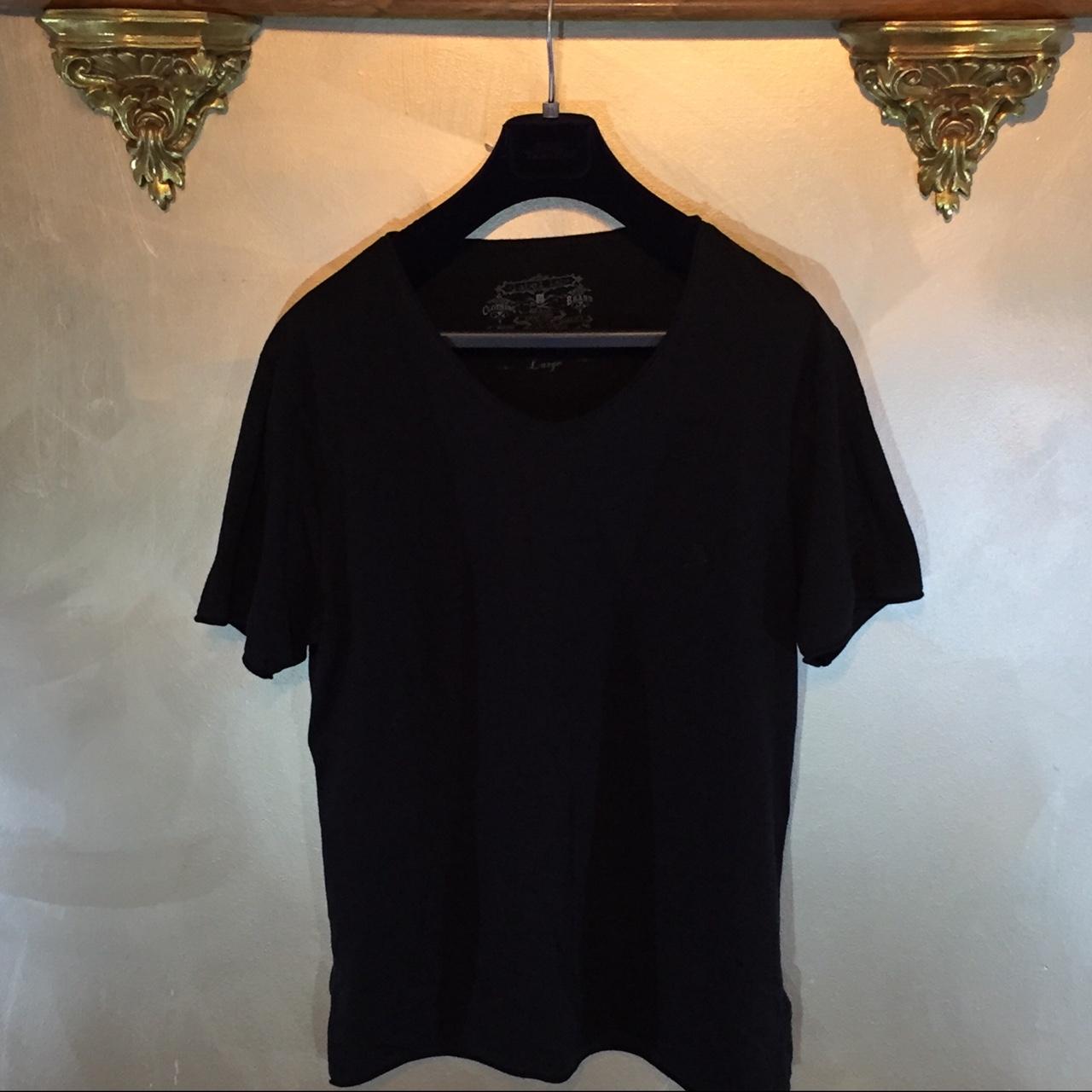 Black label lab t shirt with low cut neck worn a few... - Depop