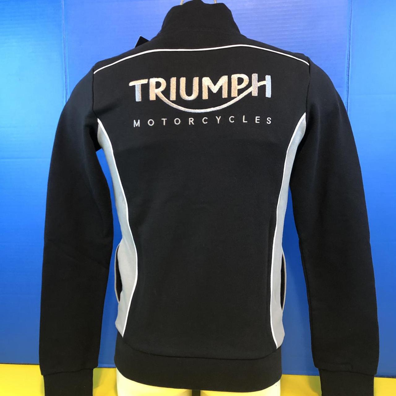 Triumph Women's Black Jacket | Depop