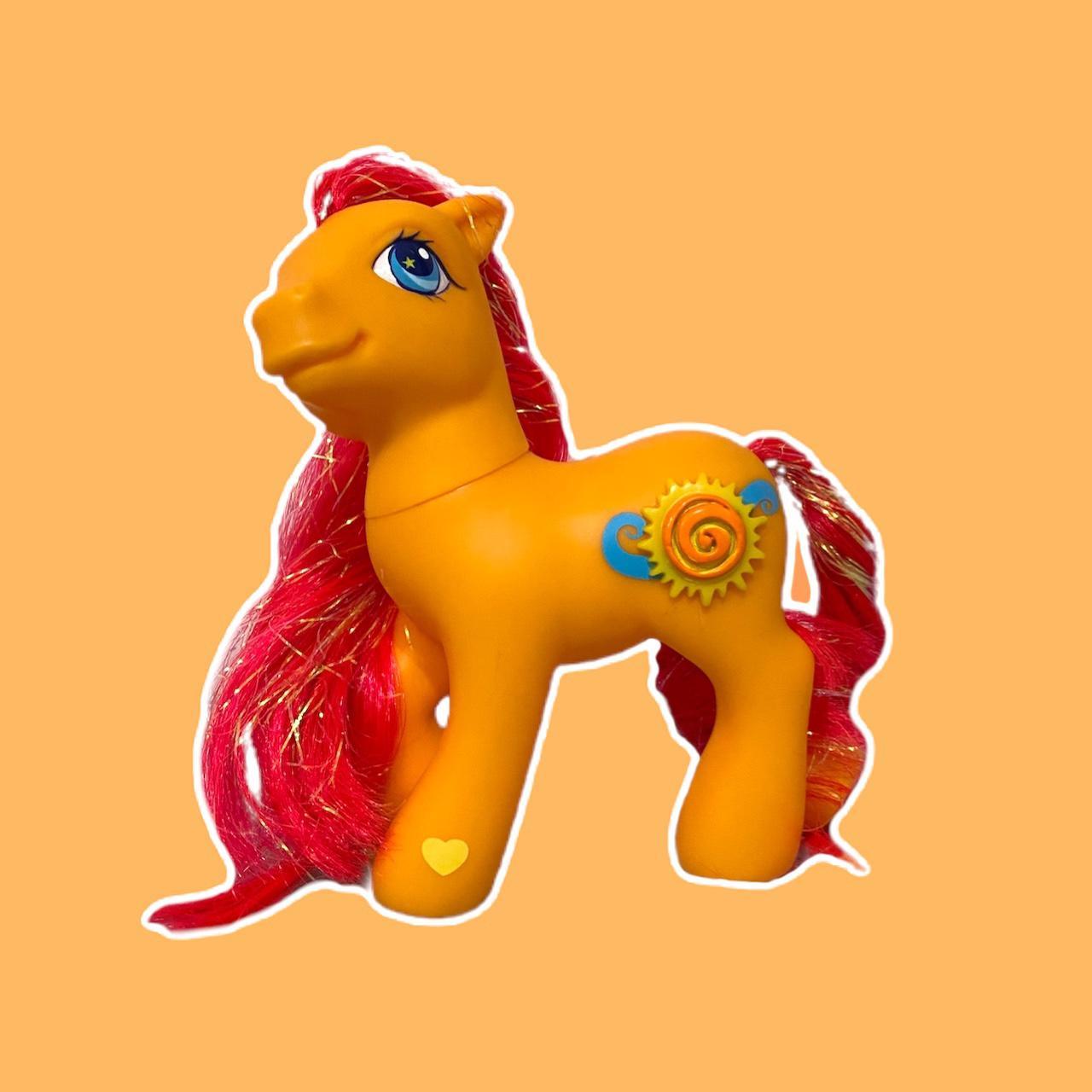 seascape pony 🌅 rare vintage g3 mlp toy with tinsel... | Depop