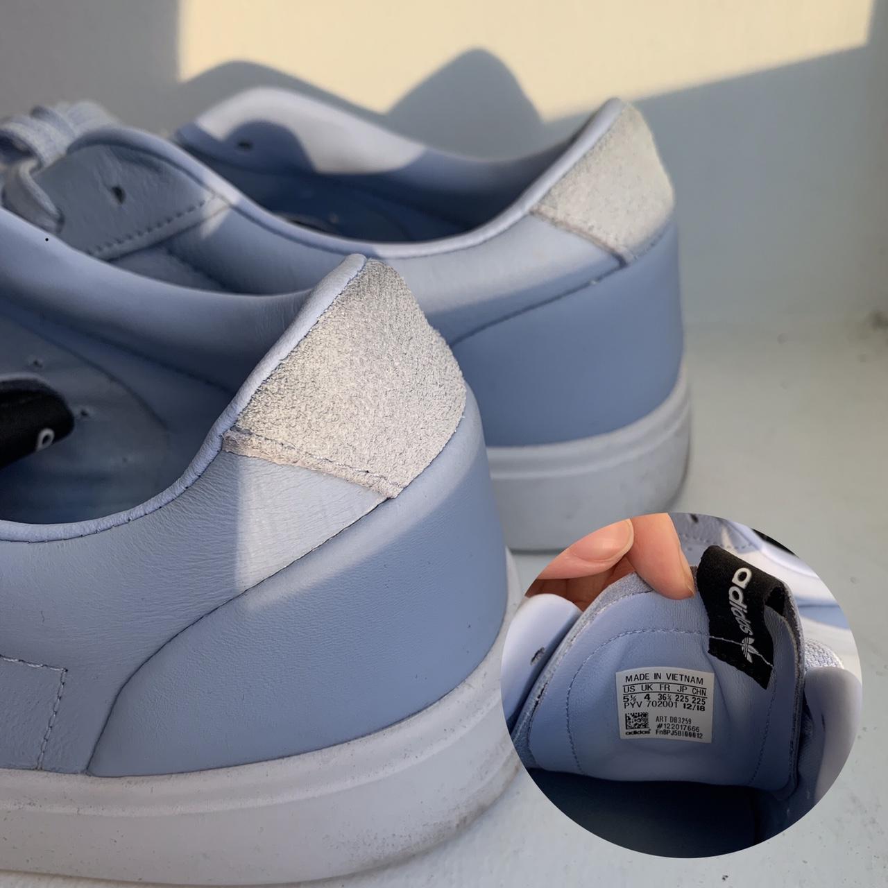 Adidas Originals Sleek Periwinkle Shoes... - Depop